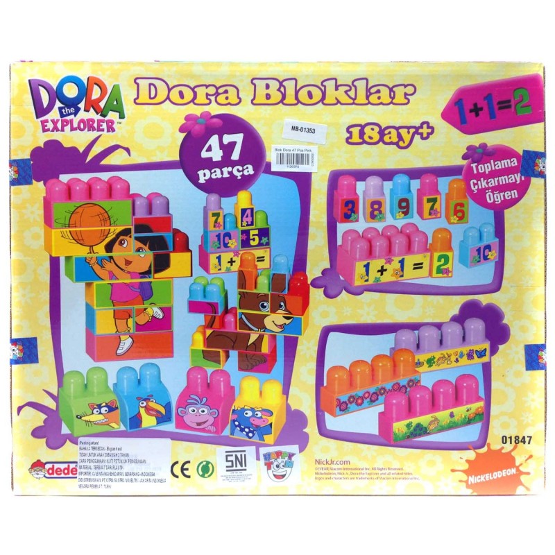 Dora Block Learn Number - Happy Toon – Toko Mainan Online – Jual Mainan ...